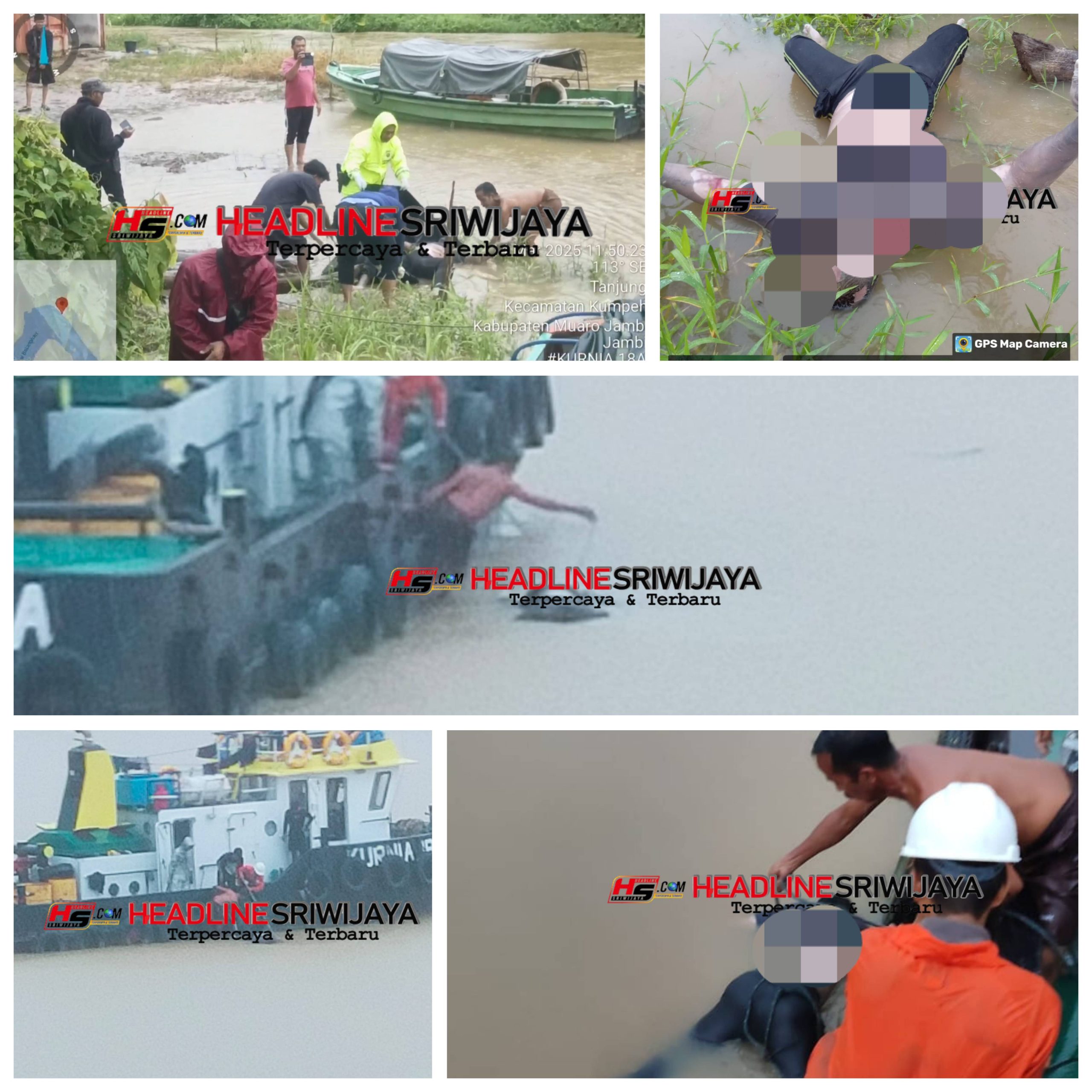 HEBOH! PENEMUAN JASAD DIDUGA KAPTEN KAPAL MILIK PT. KTN DI TEPIAN SUNGAI BATANGHARI, DPW PWDPI ...